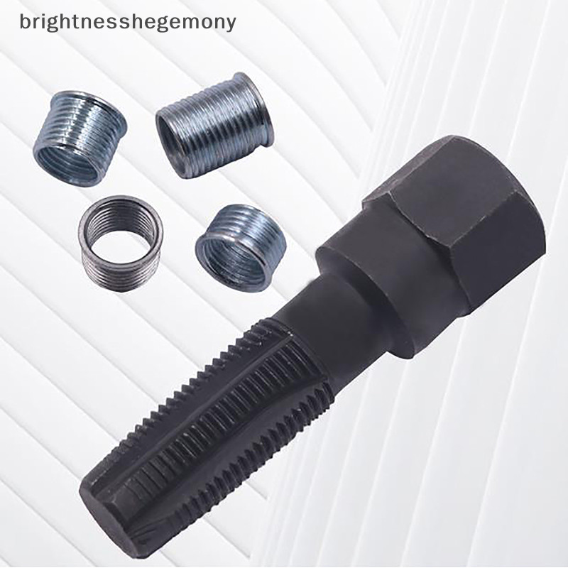 Bgth ชุดซ่อมเกลียวหัวเทียน 14 มม. เครื่องมือซ่อมแซมเกลียวกระบอกรถยนต์ ...
