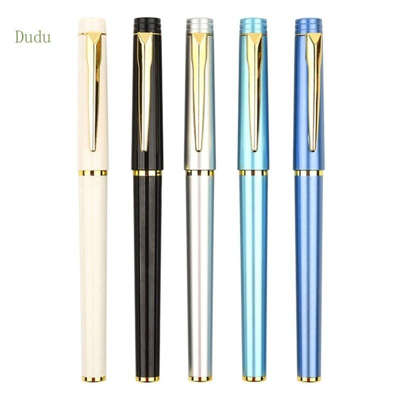 Dudu Luxury Office ปากกาโลหะ Golden Trim Push Type 0 5 มม.เติมปากกาลูก ...