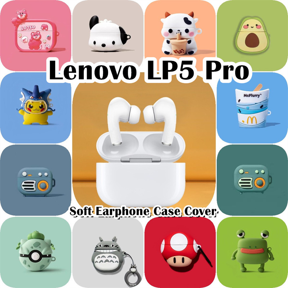 READY STOCK!นําไปใช้กับ Lenovo LP5 Pro เคส Case เคสหูฟัง การ์ตูนง่าย ...