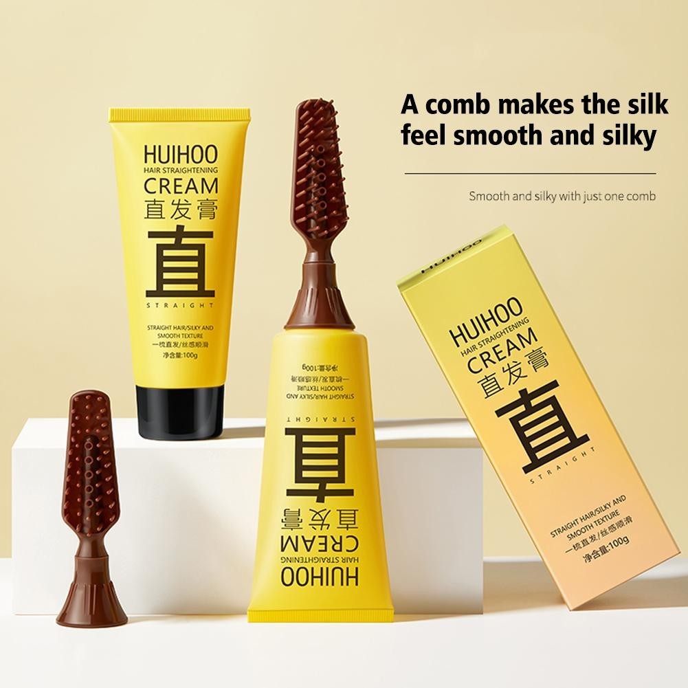 Huihoo Protein Correcting Hair Straightening Cream Softening Cream Gentle Straightening W7F6 ...