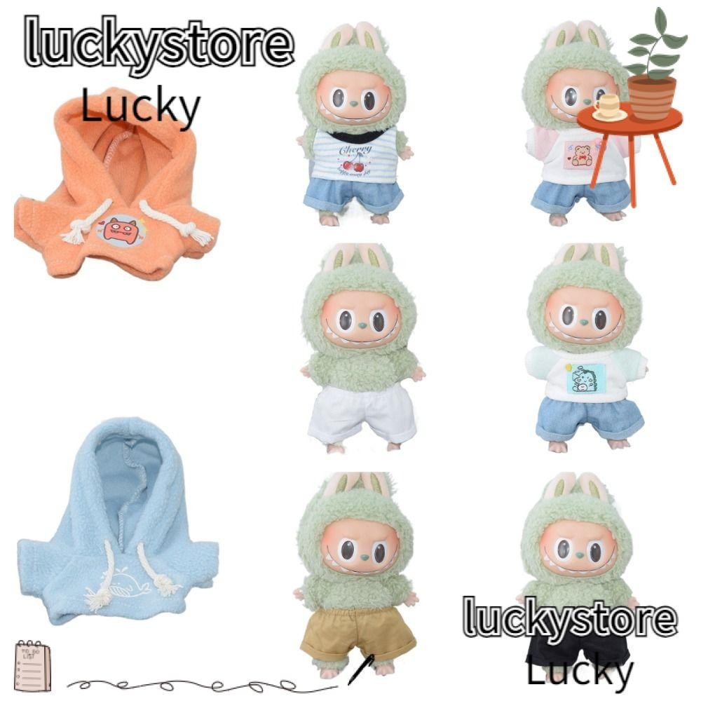 Lucky Labubu Hoodie, เปลี่ยนหลายสไตล์ Labubu เสื้อผ้าการจับคู่, Mini ...