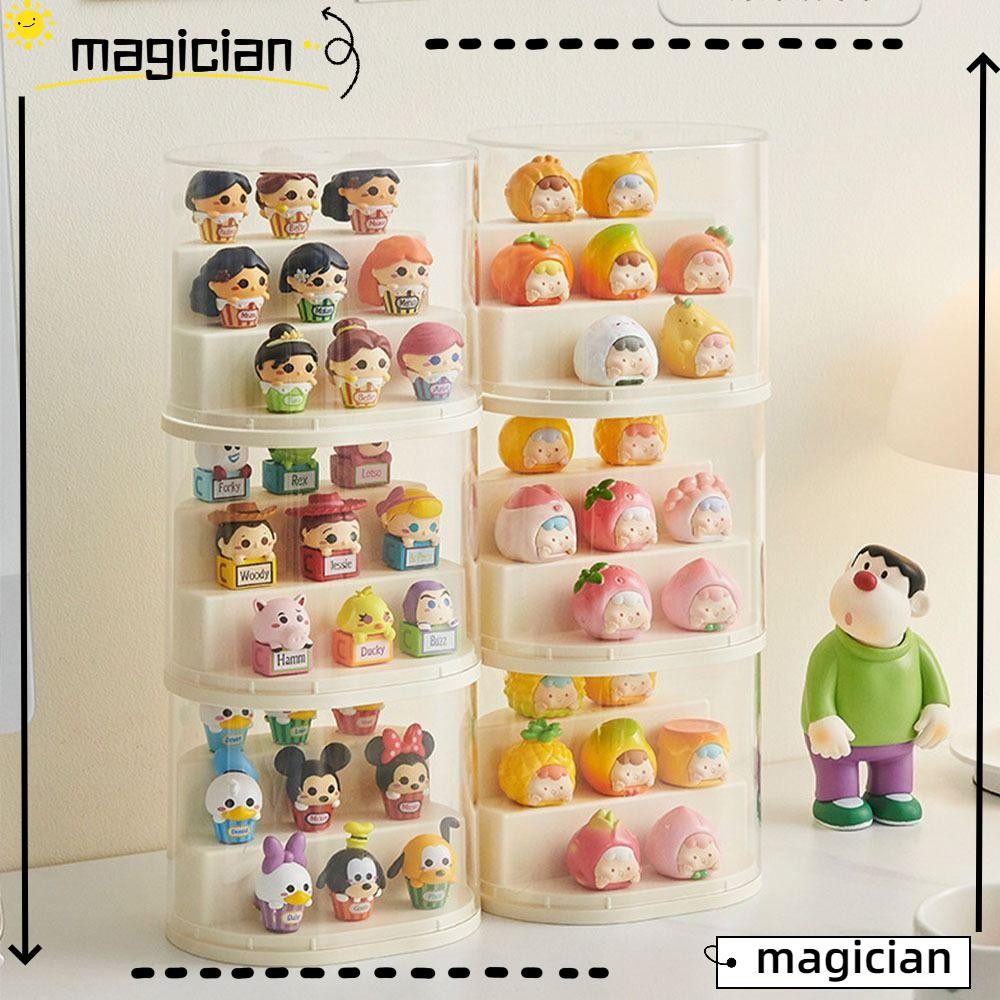ตู้โชว์กล่อง MAG Pop Mart, กล่องเก็บของโปร่งใส Pop Mart จอแสดงผลตัวเลข ...