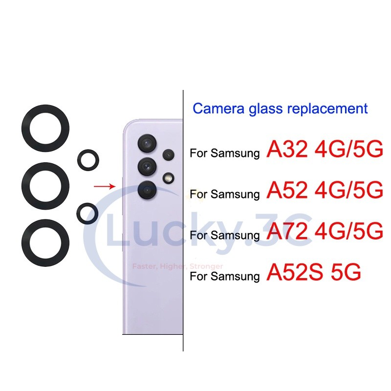 เปลี่ยนเลนส์กล้องด้านหลังสําหรับ Samsung Galaxy A32 A52 A72 A52S 4G 5G | Shopee Thailand