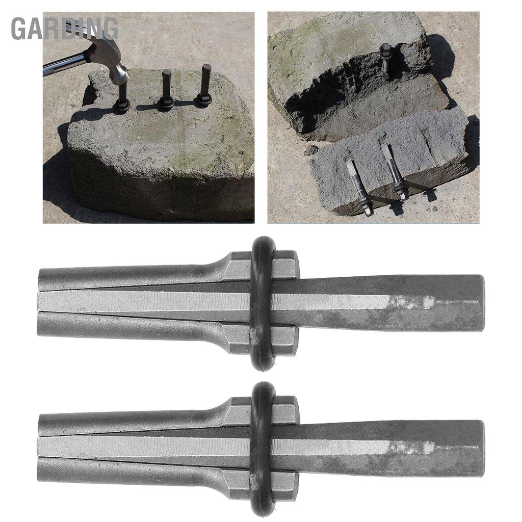 Garding 2 ชิ้น Heavy Duty Plug Wedges 14 มิลลิเมตรหิน Splitter เหล็ก ...