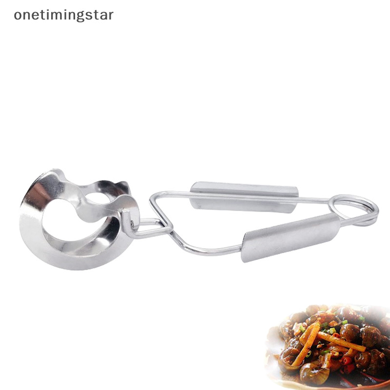 Onetimingstar แหนบ Escargot Tong เสิร์ฟหอยทากทําอาหารอาหารห้องครัว Sea ...