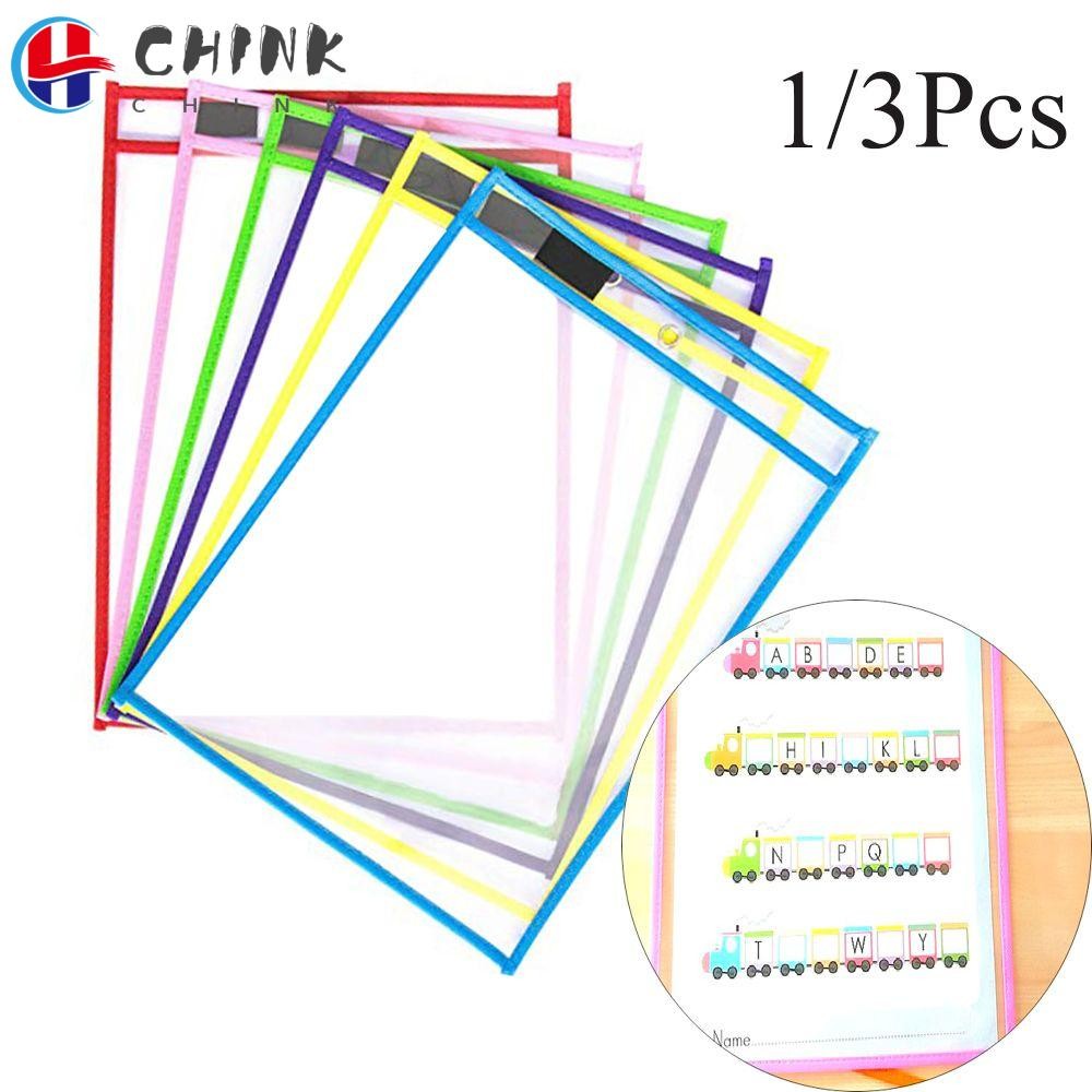 Chink 1/3 ชิ้นอุปกรณ์การสอนเด็ก Graffiti เครื่องเขียนทนทาน Erasable การ ...