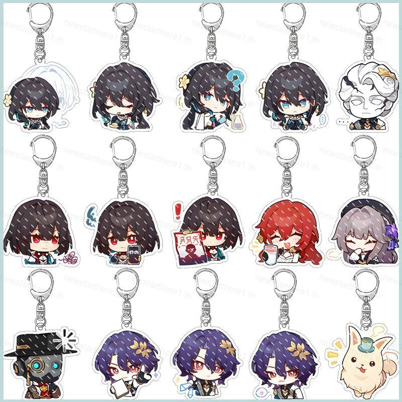 Jason Honkai Star Rail พวงกุญแจเกม Dr Ratio Xueyi Ruan Mei พวงกุญแจ ...