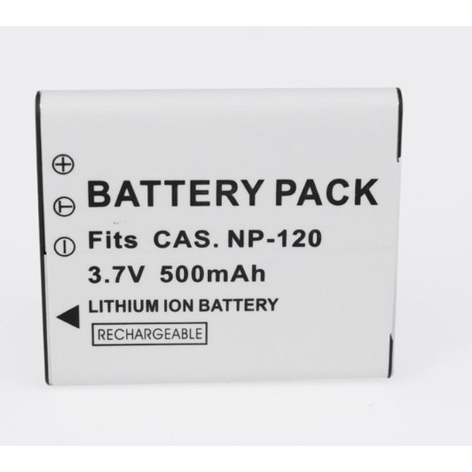 แบตกล้องคาซิโอรุ่น CASIO CNP-120 สำหรับกล้อง CASIO EX-S200 EX-ZS10 ...