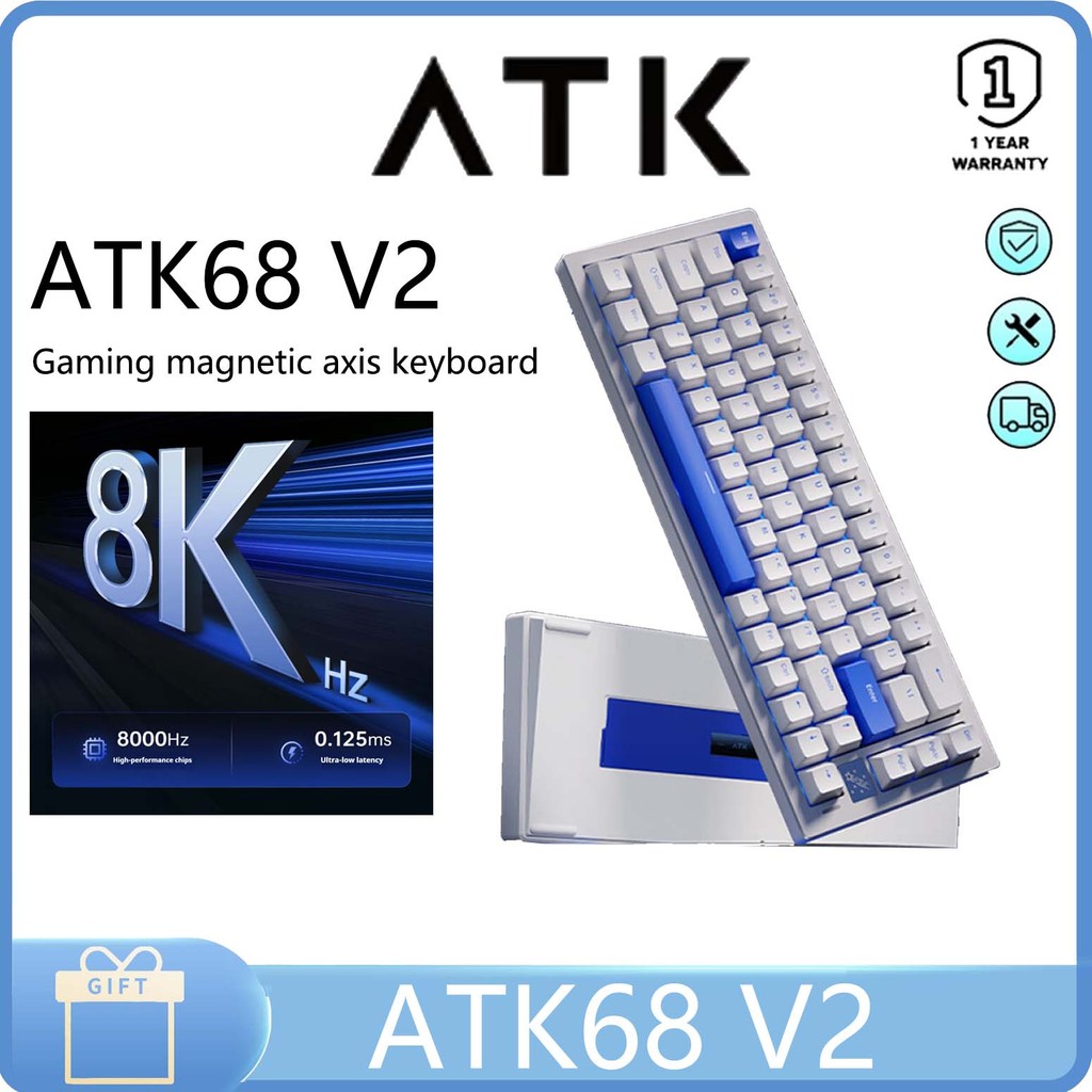 ATK68 V2 e-sports Magnetic axis keyboard Wired single mode Custom Wolf ...