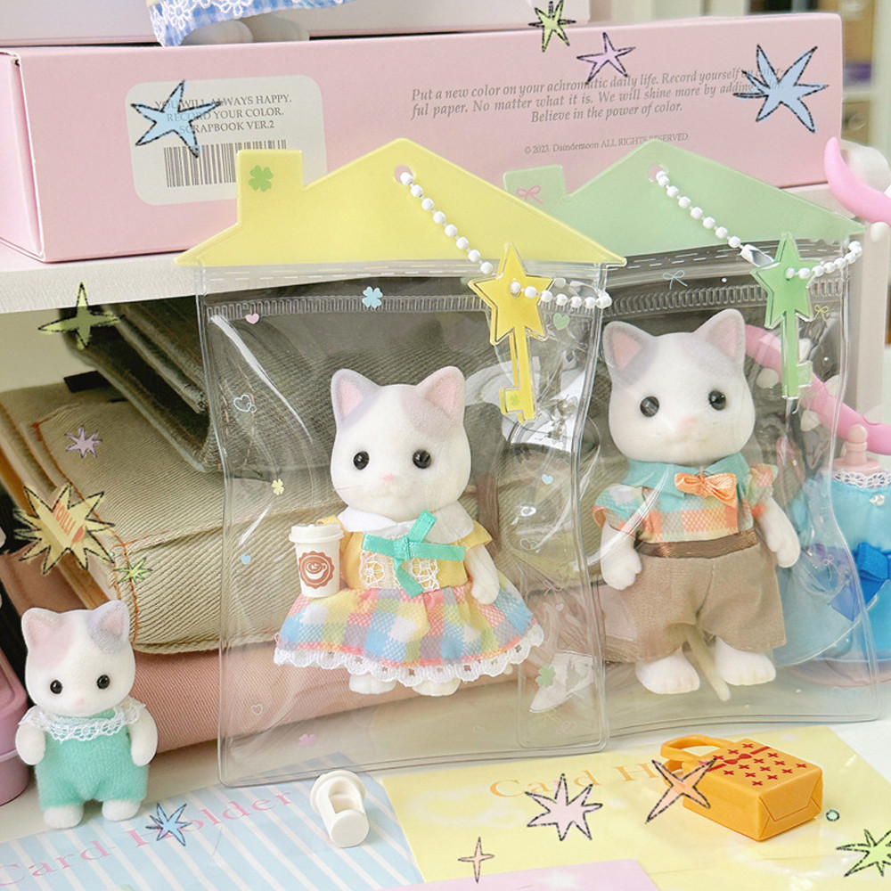 Mini Blind Box Display Bag PVC 1 ชิ้น Travel Doll Storage Bag | Shopee ...