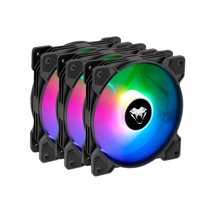 ปลอกพัดลม Venomrx Rhombus Extra Auto ARGB 3 พัดลม | Shopee Thailand