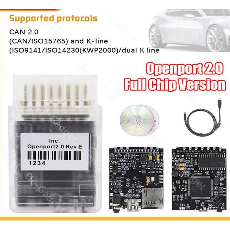 Tactrix openport 2.0 ECU Flash Open Port ชิพปรับจูน OBD 2 เครื่องมือ ...