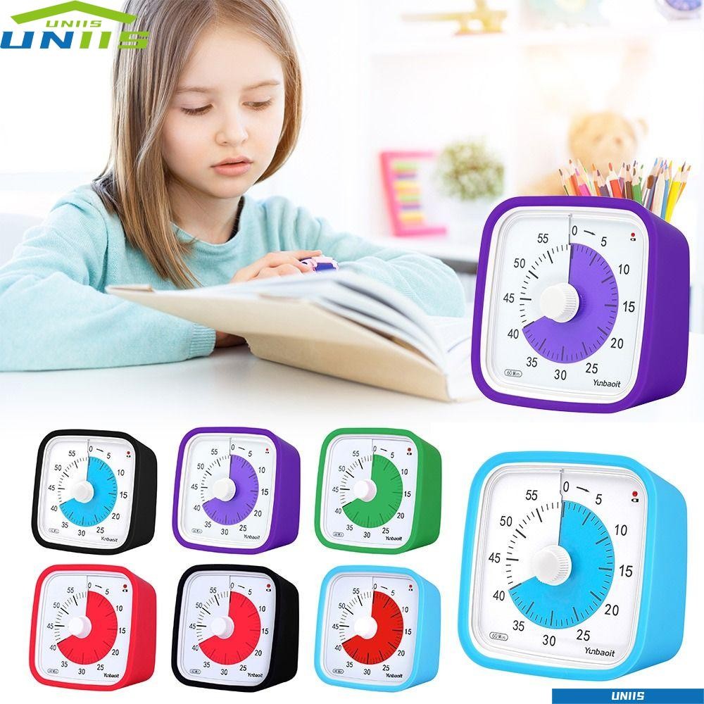 Uniis Visual Timer, 60 นาที Silent Classroom Timer, การจัดการเวลาแบบพกพา ABS Study Tool Timer ...