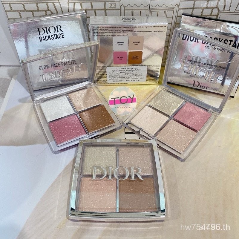 Dior Backstage Glow Face Palette 10 กรัม (ป้ายไทยพร้อมถุง) | Shopee Thailand