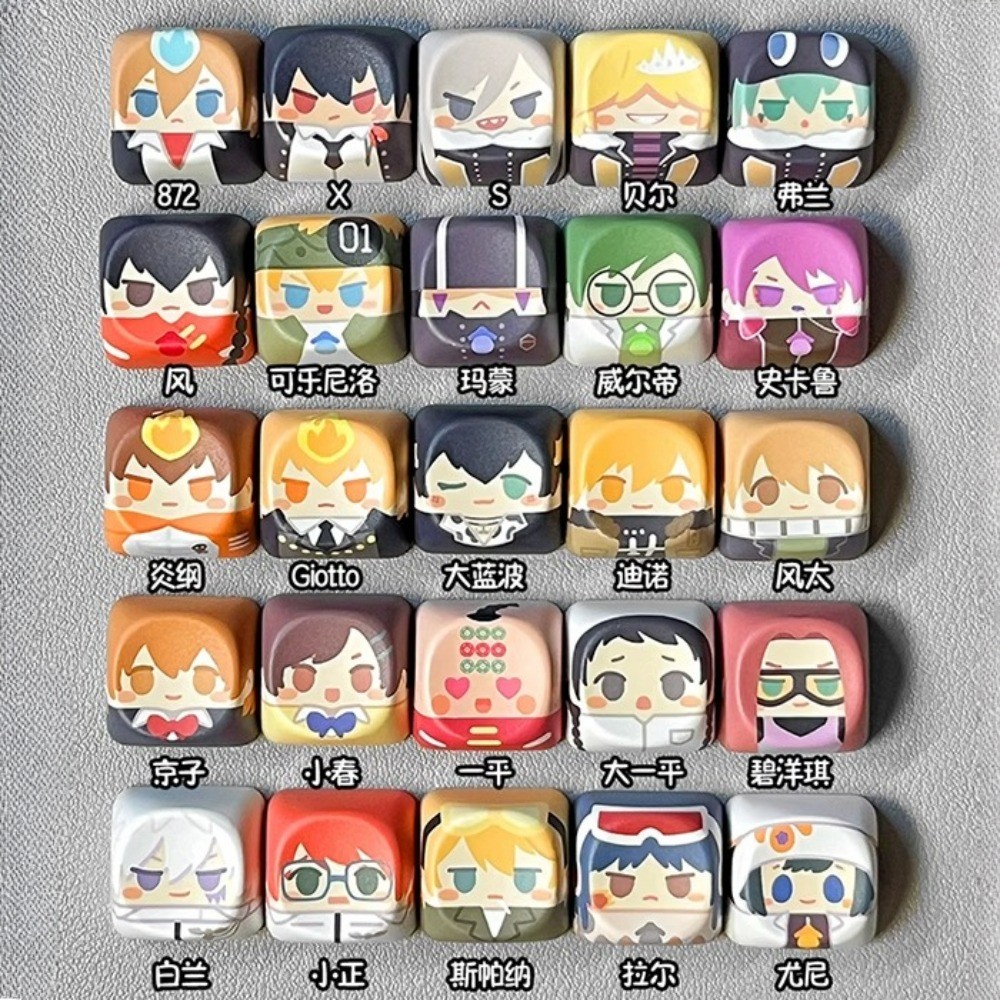 HITMAN REBORN Keycaps MOA โปรไฟล์ PBT ห้าด้าน Dye Sublimation I-Pin ...