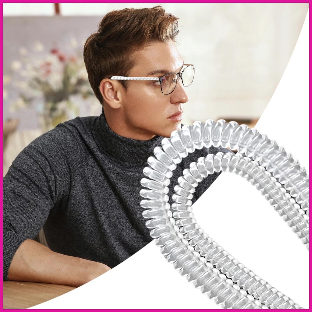 Ear Grips Anti-Slip สำหรับแว่นตา ยืดหยุ่น ซิลิโคน กันหล่น | Shopee Thailand