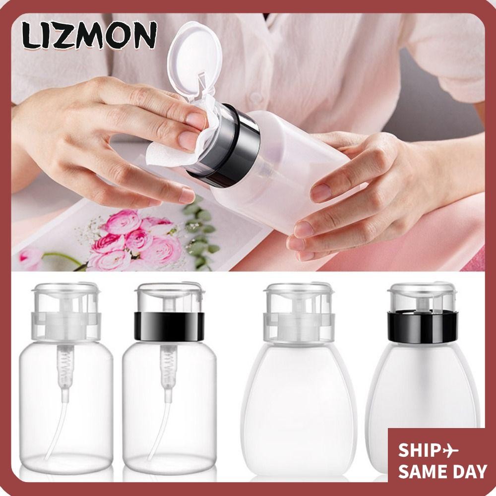 LIZMON ขวดเล็บ, พลาสติก Anti Overflow Polish Remover ขวด, แบบพกพา 60 ...