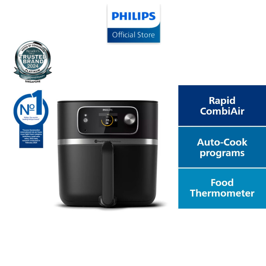 ElegantMart PHILIPS 7000 Series 22-in-1 Airfryer Combi XXL Connected ...