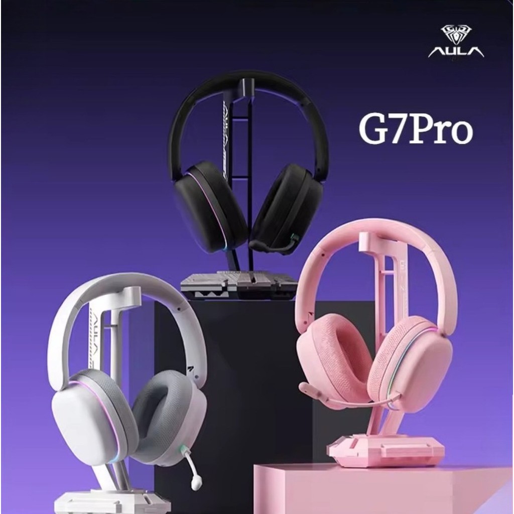 AULA G7pro Head Mounted Esports Games Headphones Wireless Bluetooth ...