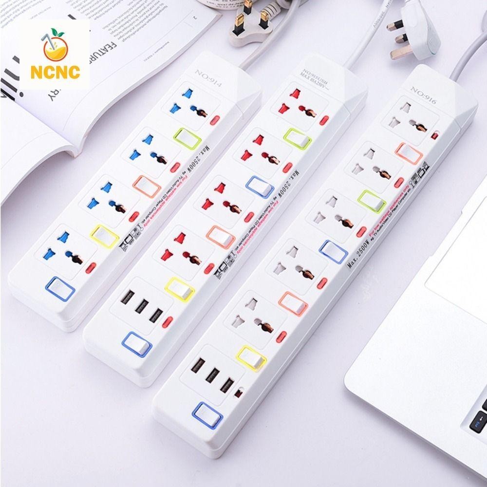 Ncnc Universal Outlet Power,พลาสติกสีขาวพอร์ต USB ชาร์จซ็อกเก็ตไฟฟ้า,UK Multi-function Portable ...