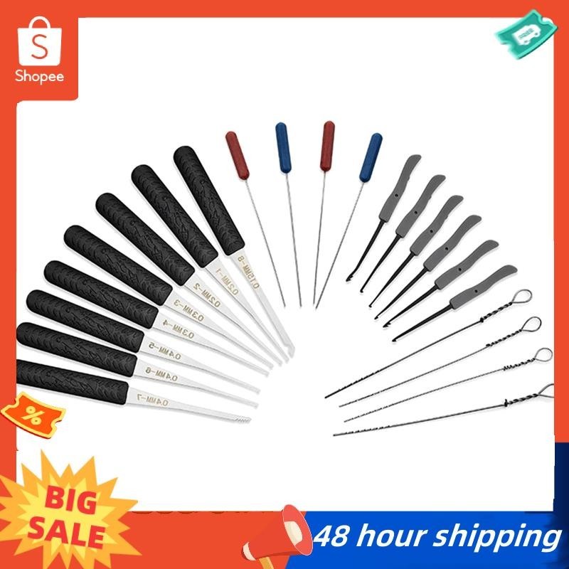 Ready stock Broken Key Extractor Kit Tool - Debris Extractor 12 ชิ้น ...