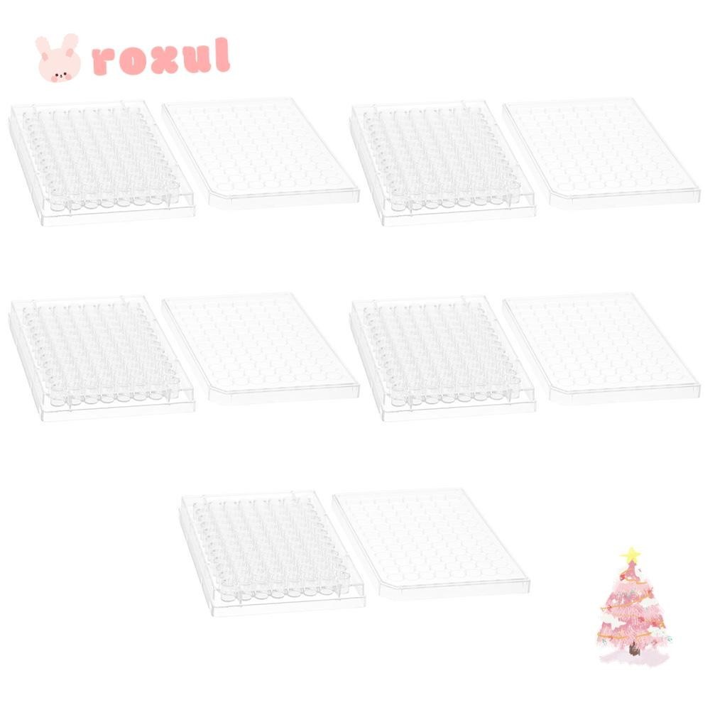 Roxul 1/5 ชิ้นเนื้อเยื่อวัฒนธรรมแผ่น,พลาสติกด้านล่างแบนเครื่องมือการ ...