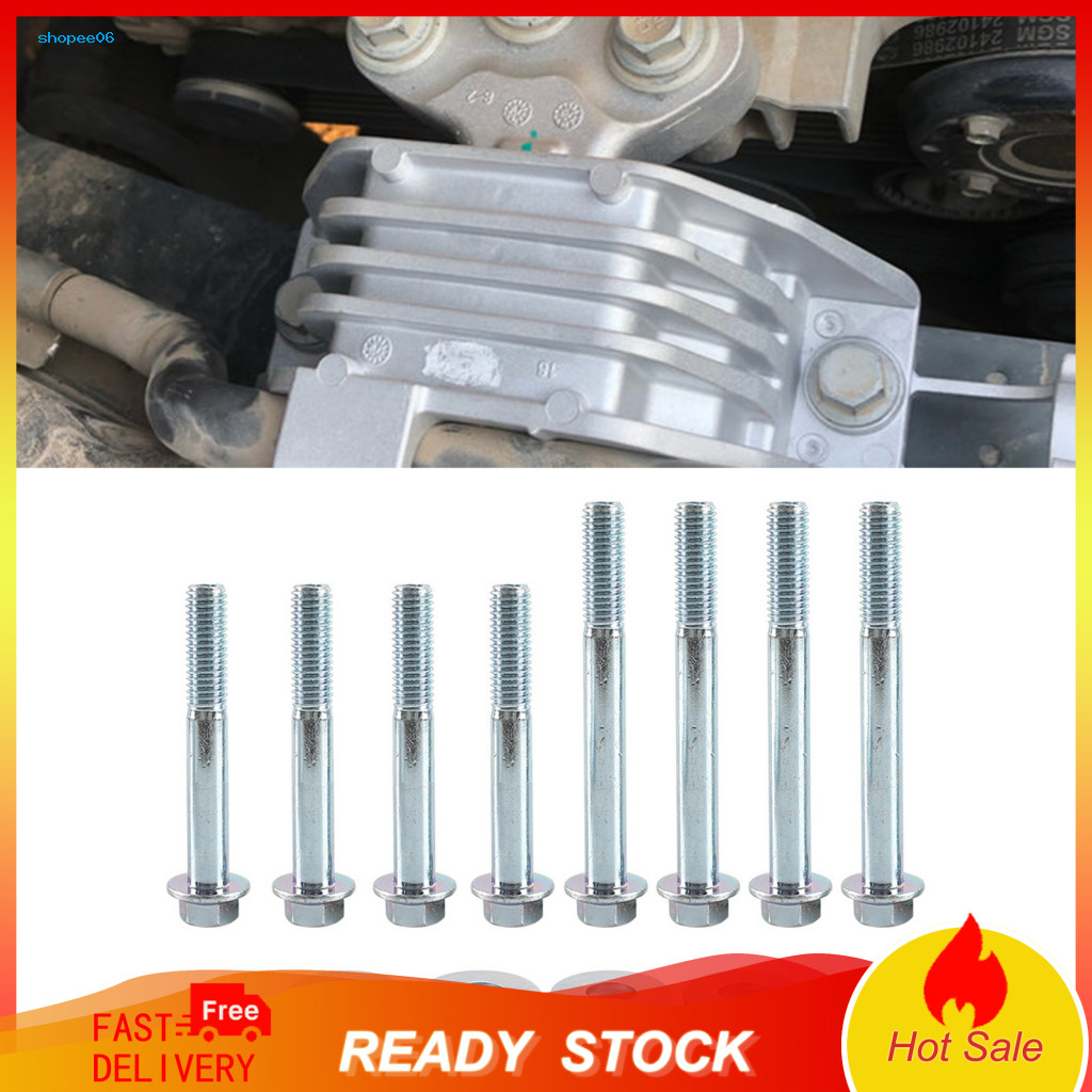 Setn 12 ชิ้น/เซ็ต Bolt หน้าแปลนทนทานความแข็งแรงสูงสแตนเลส LS เครื่องยนต์ขาตั้ง Bolt Kit สําหรับ ...