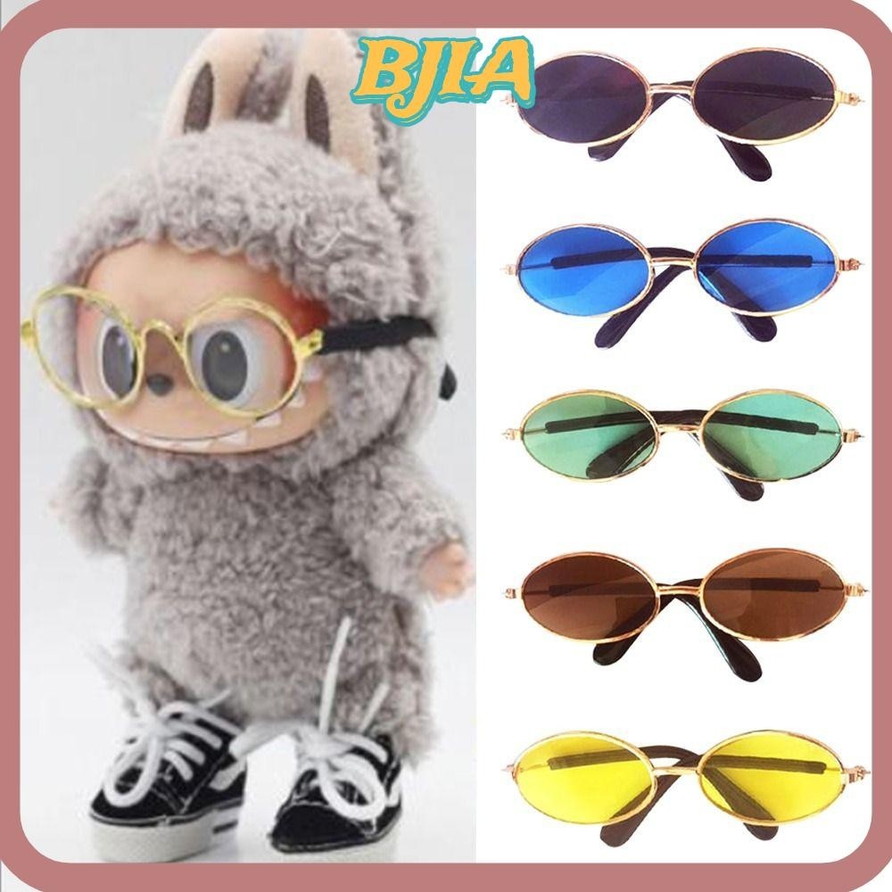 Bja Labubu ตุ๊กตาแว่นตา,รอบกรอบโลหะ Plush Labubu ตุ๊กตาแว่นตา,งานอดิเรก ...