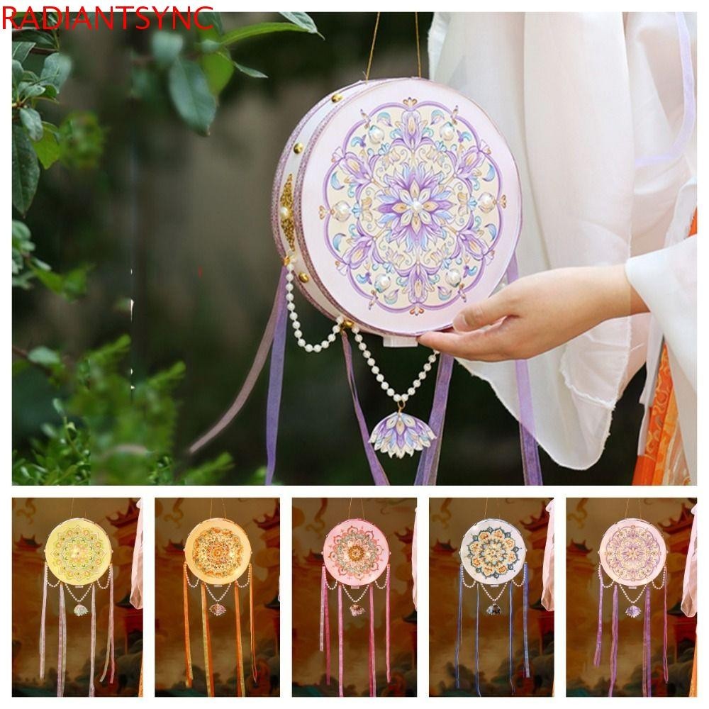 Radiantsync DIY โคมไฟเทศกาลกลางฤดูใบไม้ร่วง, ถุงวัสดุ DIY วัฒนธรรมที่จับโคมไฟส่องสว่างด้วยมือ ...