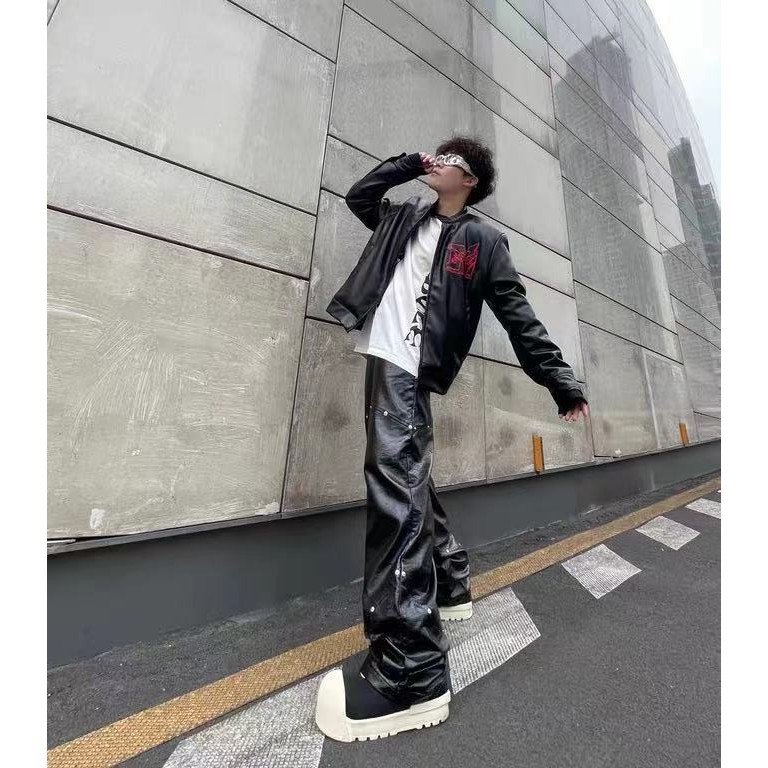 Esea Second Apostle Leather Jacket Mens Autumn American Fashion Brand ...
