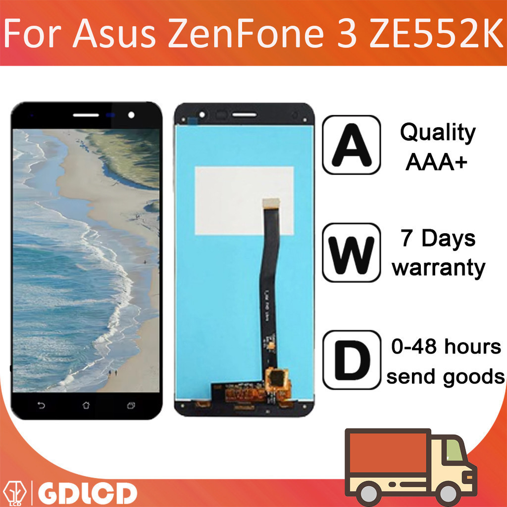 สําหรับ Asus ZenFone 3 ZE552KL LCD DIsplay หน้าจอสัมผัส Digitizer แผง ...