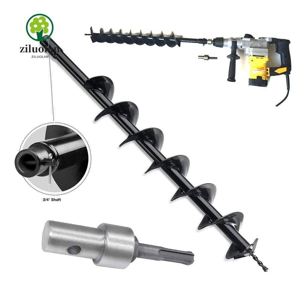 Zialuolan Garden Auger Power Drill, 4.1 นิ้วด้าย Keyless เจาะ Ground ...