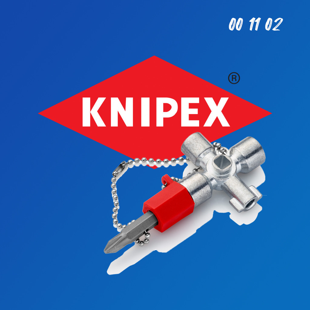 KNIPEX 00 11 02 Control Cabinet Key For all standard cabinets and shut ...
