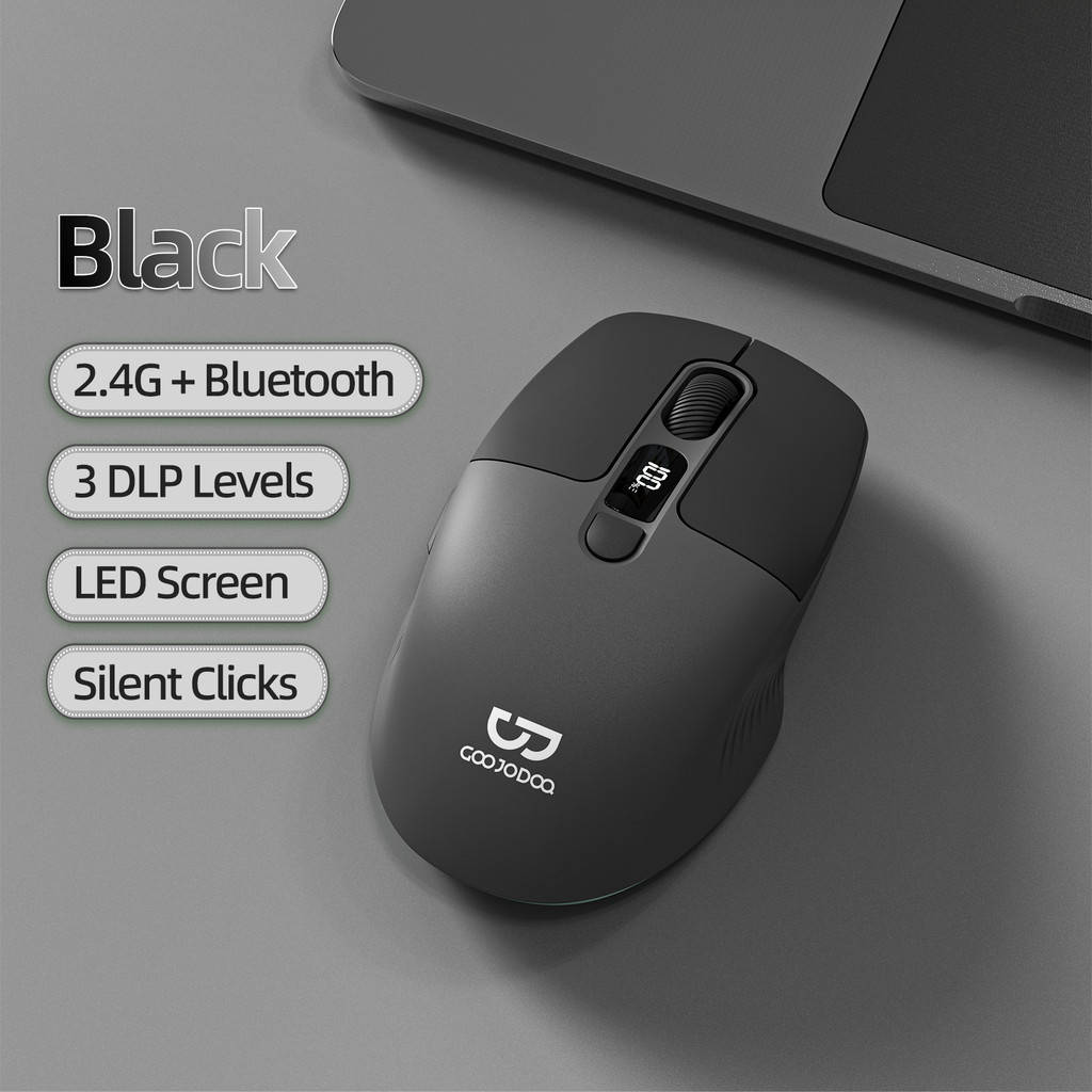 GOOJODOQ Triple Connectivity Mouse 2.4GHz และการออกแบบตามหลักสรีรศาสตร์ ...