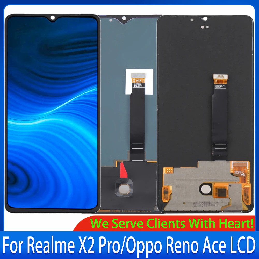 Original AMOLED/OLED สําหรับ Realme X2 Pro x2pro RMX1931 จอแสดงผล LCD หน้าจอสัมผัสอะไหล่สําหรับ ...