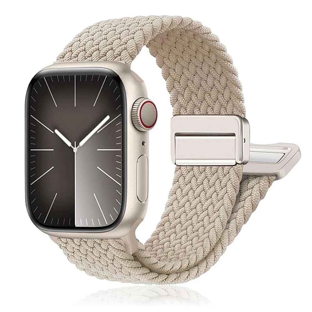 Braided Solo Loop สําหรับ iWatch Band 46 มม.42 มม. 45 มม.40 มม.44 มม.41 ...
