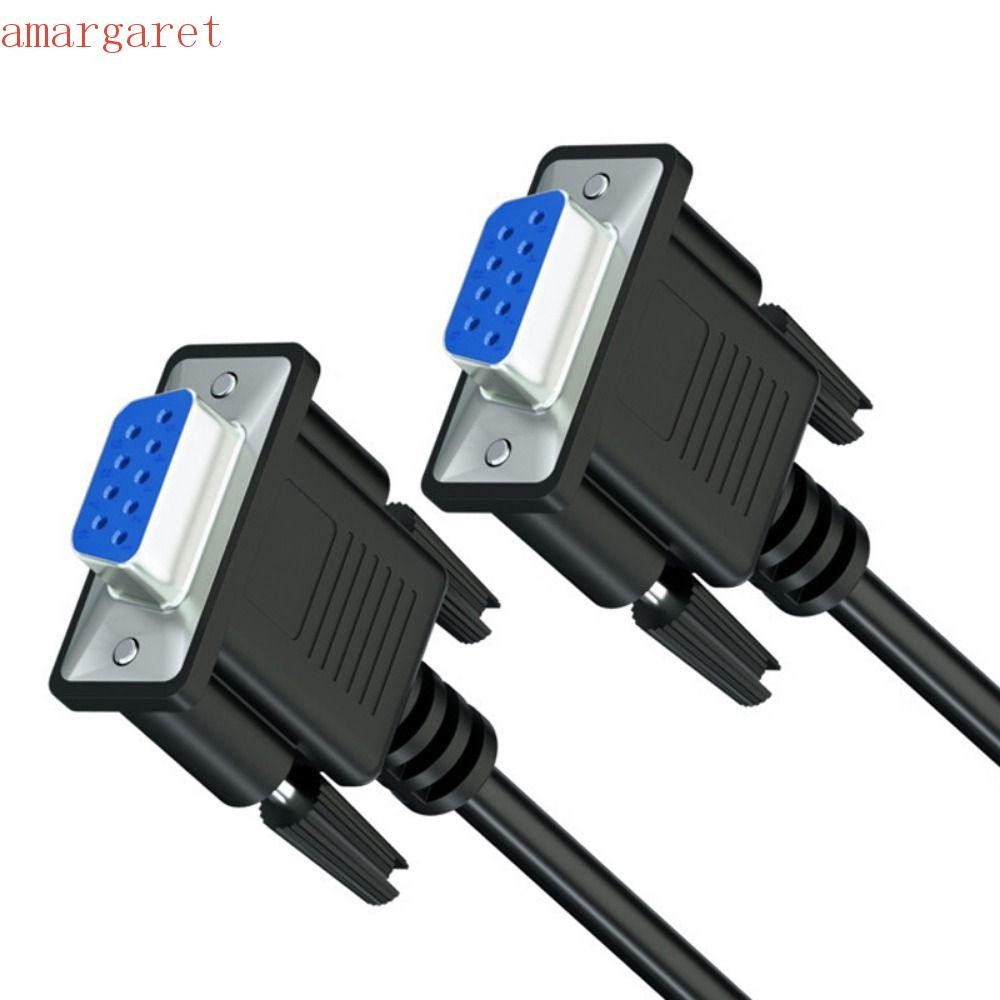 Amargaret RS232 Serial Cable Monitor สายไฟวิดีโอโปรเจคเตอร์ 9 Pin DB9 ...