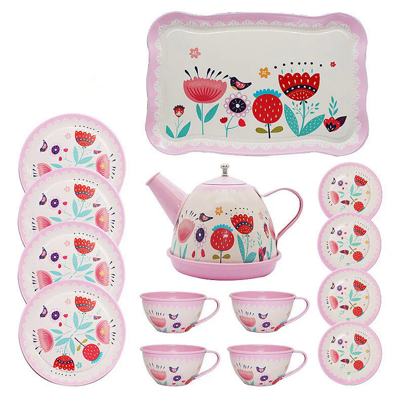Simulation Tea Set Teapot Kitchen Afternoon Tea Pretend Play Toy ...