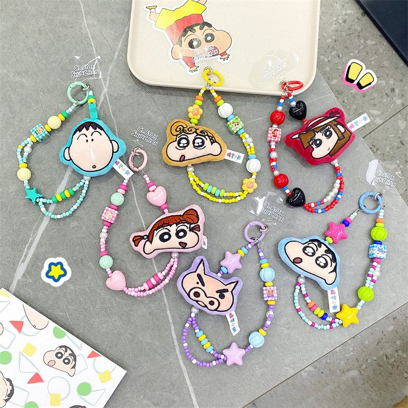 Crayon Shin-chan Boochan Sakurada Nene รองการ์ตูนลูกปัดพวงกุญแจพวงกุญแจ ...