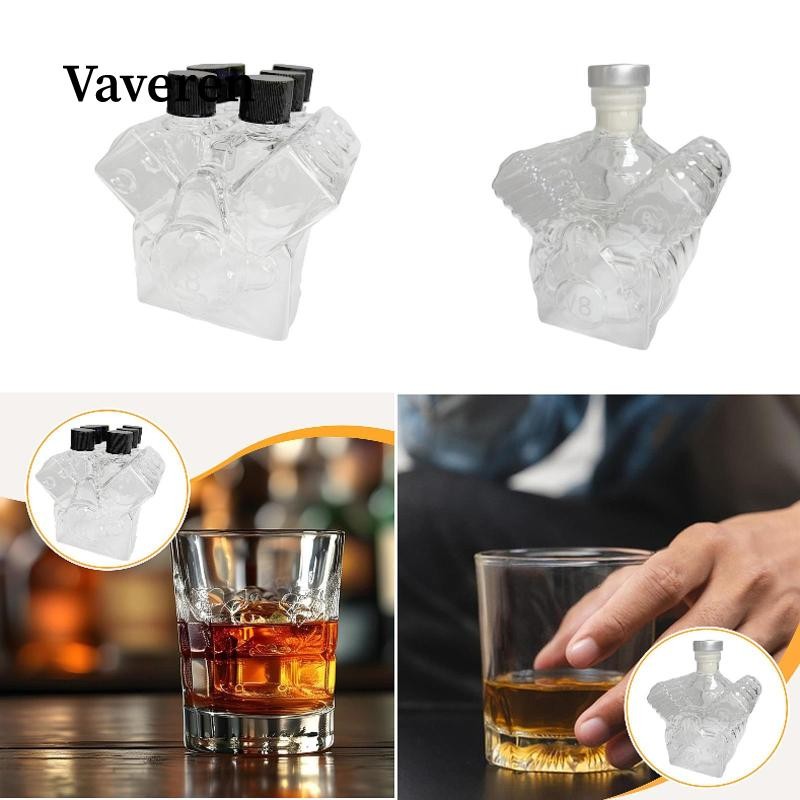 [Vaveren] V8 Engines Whisky Bottle Bottle, Flask,Glass,Storage,ตลกขวด ...