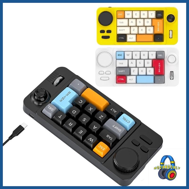 MOON Mechanical Gaming Keyboard 19 Key พร้อมจอยสติ๊กมาโครล้อเลื่อนคู่ ...
