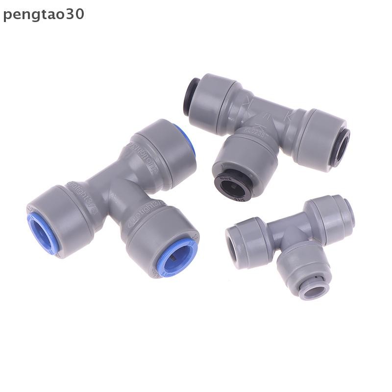 [pto] พลาสติก Tee Quick Connect ท่อท่อเชื่อมต่อ Push In Fitting 6.35/8/ ...