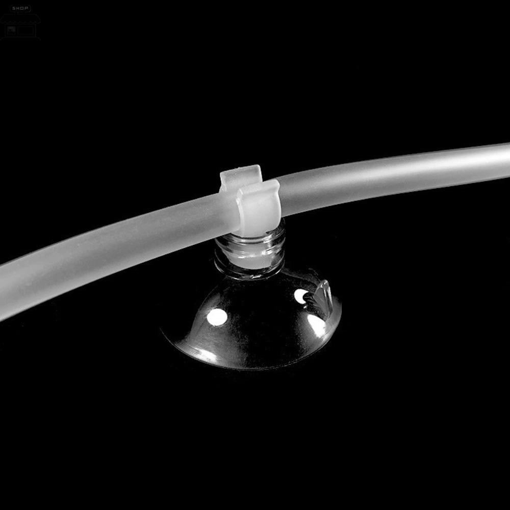 AUGUSTINA 10pcs Aquarium Sucker, PVC พร้อมตะขอถังปลาดูดถ้วย, Aquarium ...