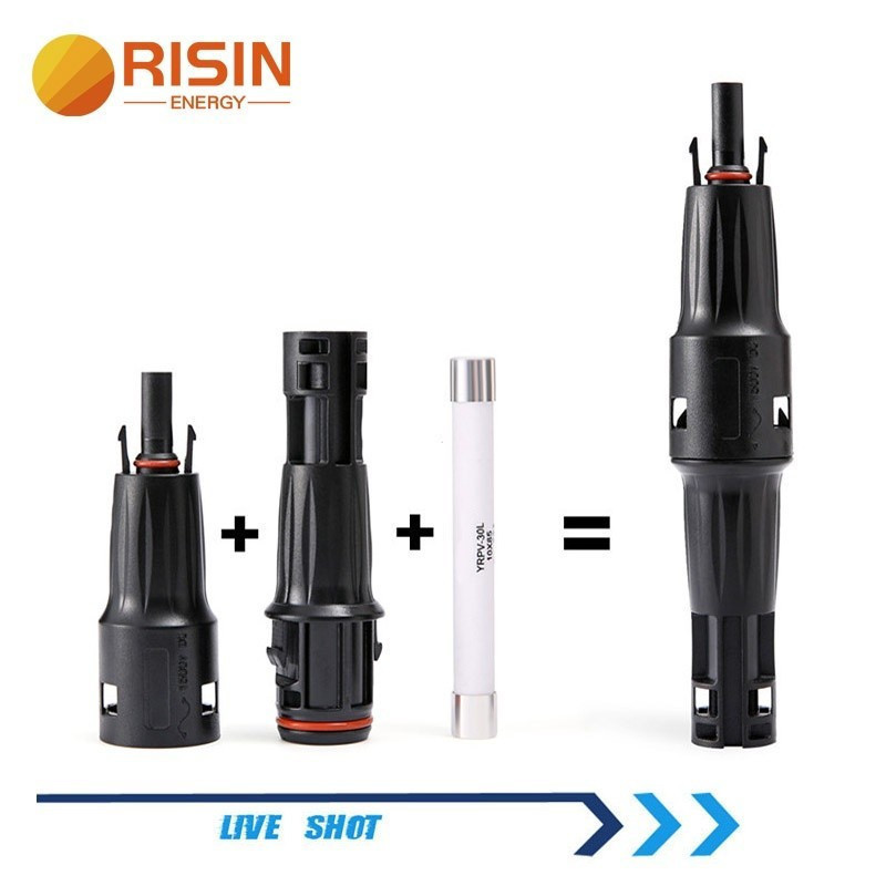 ขั้วต่อฟิวส์ Risin MC4 1500V ฟิวส์รุ่นพลังงานโซลาร์เซลล์พลังงานแสง ...