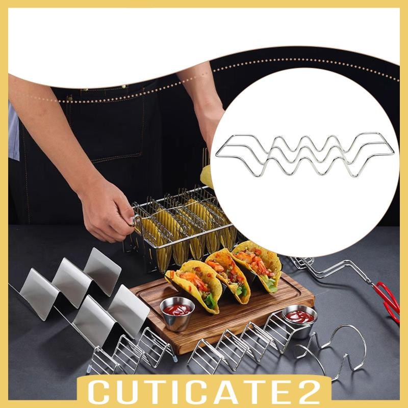 [Cuticate2] Taco Holder Stylish Tacos Display Stand เครื่องครัวขาตั้ง ...