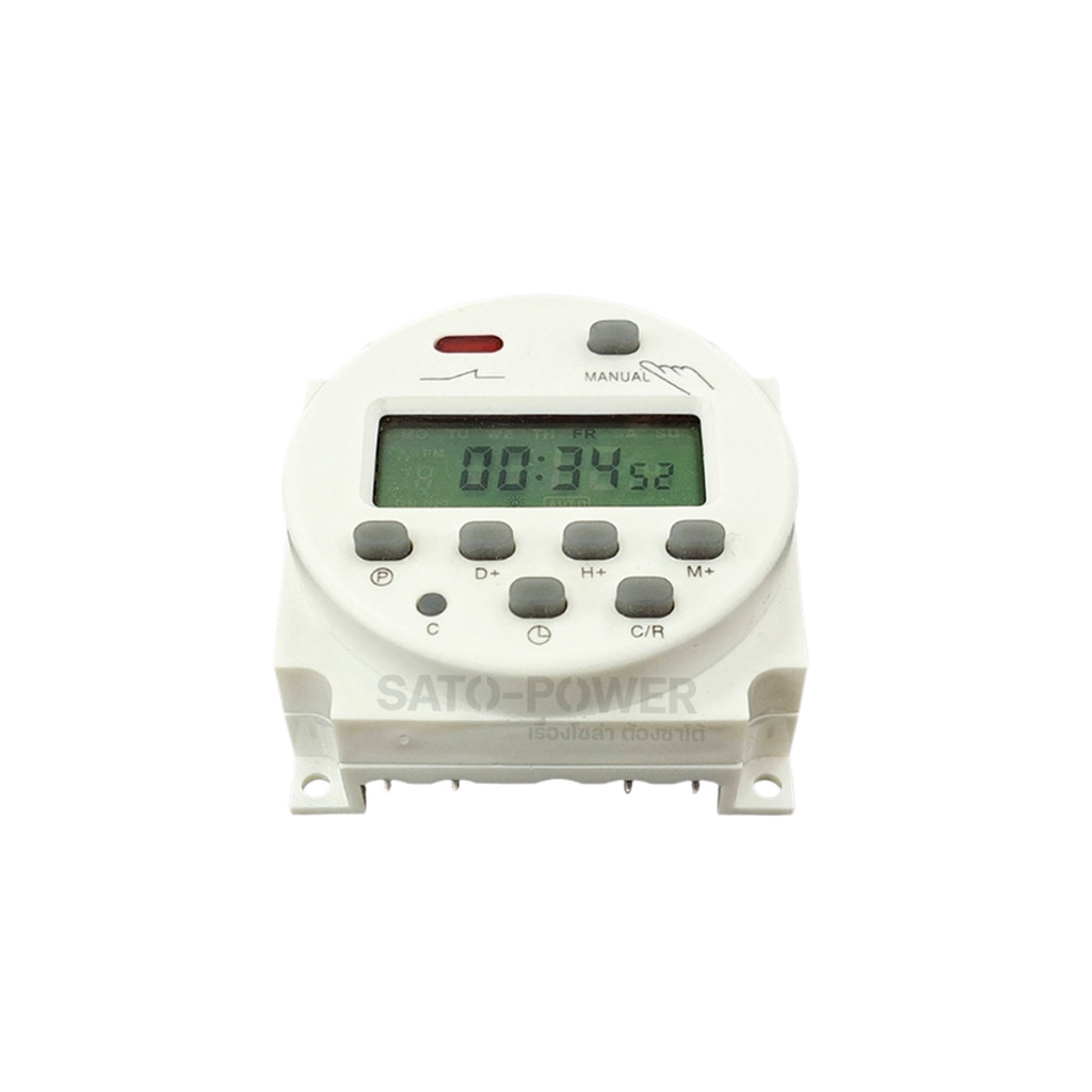 TIMER รุ่น CN101A DC กระเเสตรง 12V ไทม์เมอร์ ตัวตั้งเวลา ตั้งได้สูงสูด ...