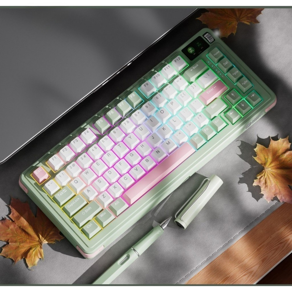 C75 Pro Mechanical keyboard คีย์บอร์ดปรับแต่งสวิทช์สามโหมดไร้สายบลูทูธ ...