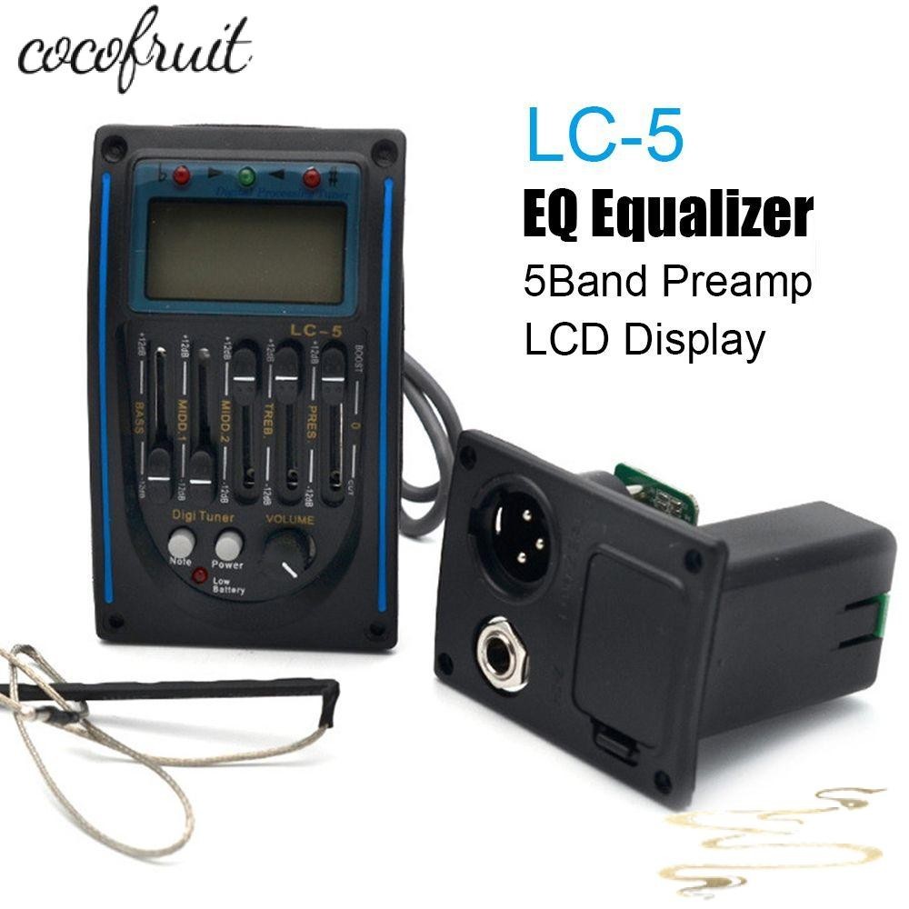 Cocofruit LC-5 อะไหล่กีตาร์จอแสดงผล LCD ทนทาน EQ Equalizer | Shopee ...