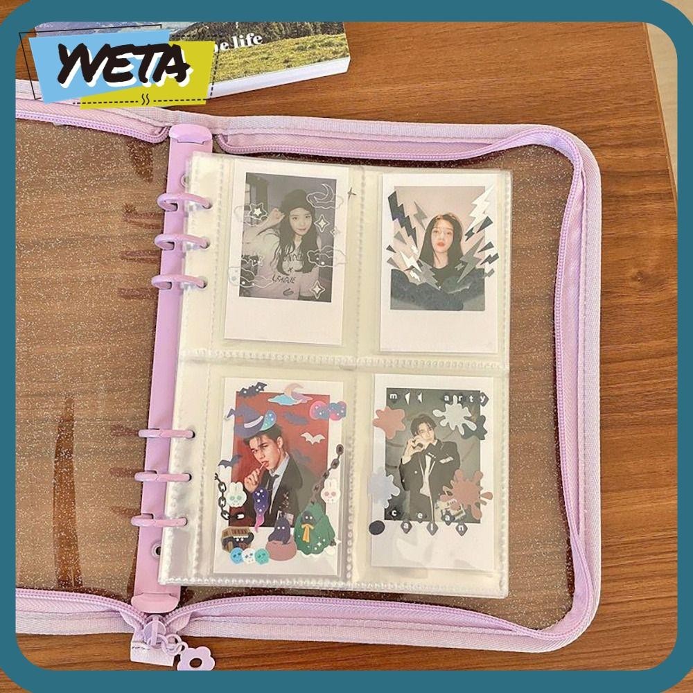 Yveta อัลบั้มภาพ, หลายกระเป๋าซิปเครื่องผูกหลวม, Kpop INS รูปภาพไอดอลการ์ดรวบรวมหนังสือ Star ...