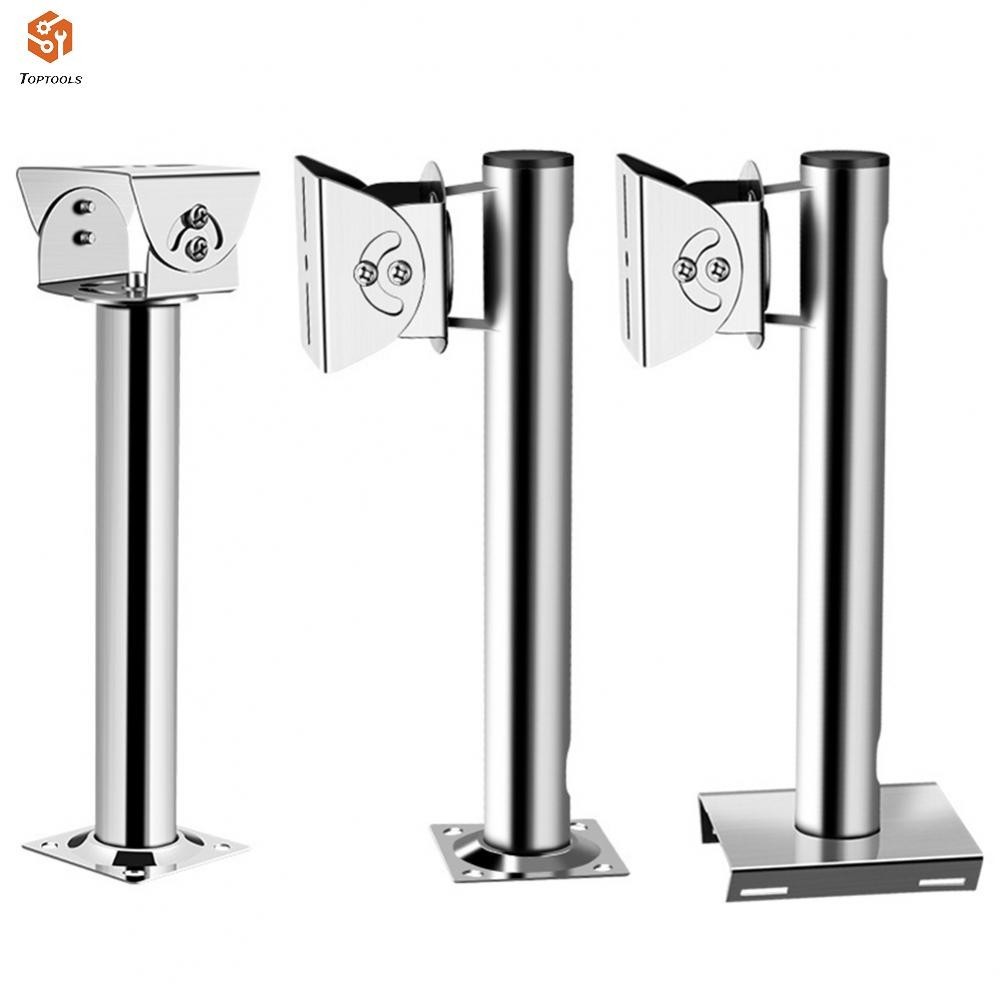 Secure Camera Wall Mount Stainless Steel Flat Rod Corner Bracket ...